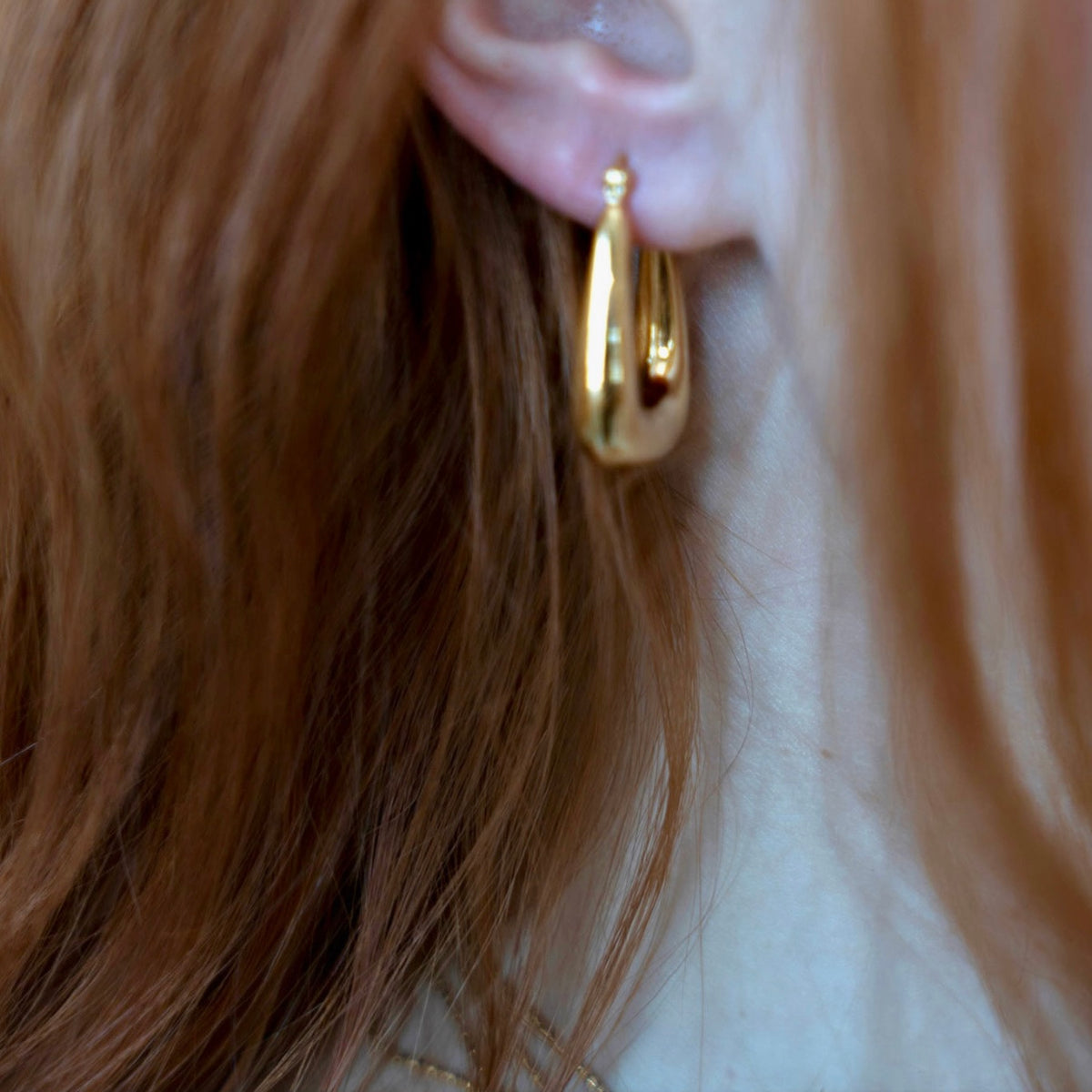 Cercei Esperanza, Argint Aurit – OBSIDIAN | Jewelry With Intention