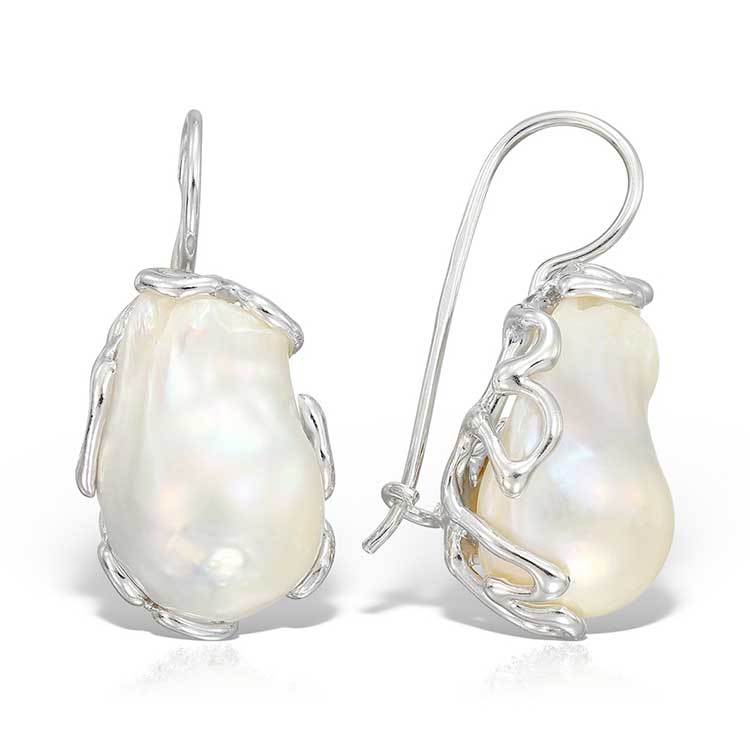 Cercei Pearl Disorder S, Argint – OBSIDIAN | Jewelry With Intention