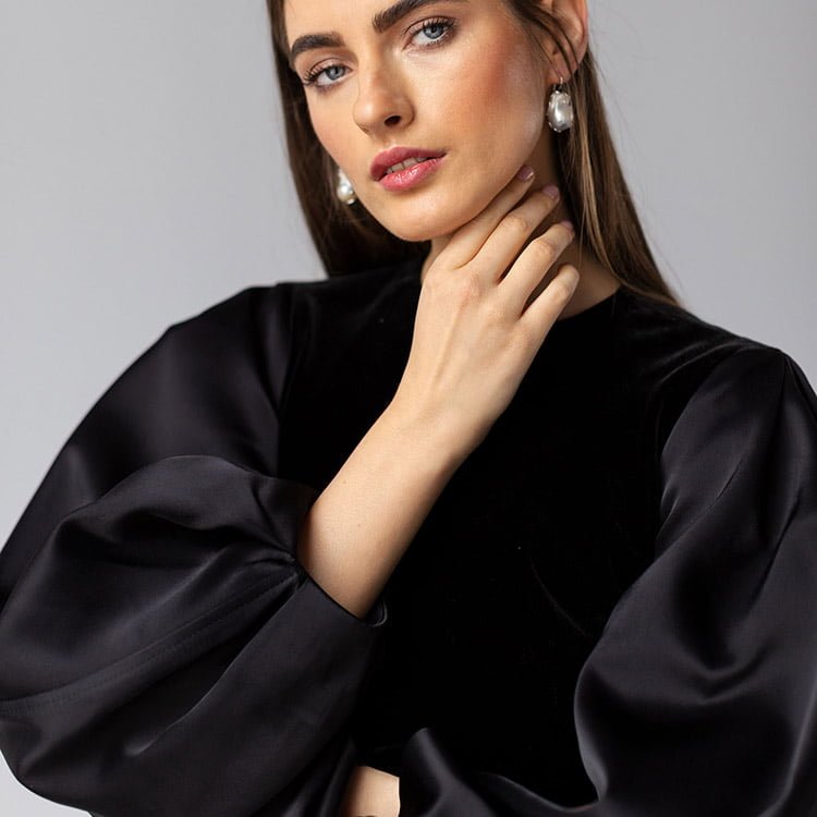 Cercei Pearl Disorder L, Argint – OBSIDIAN | Jewelry With Intention