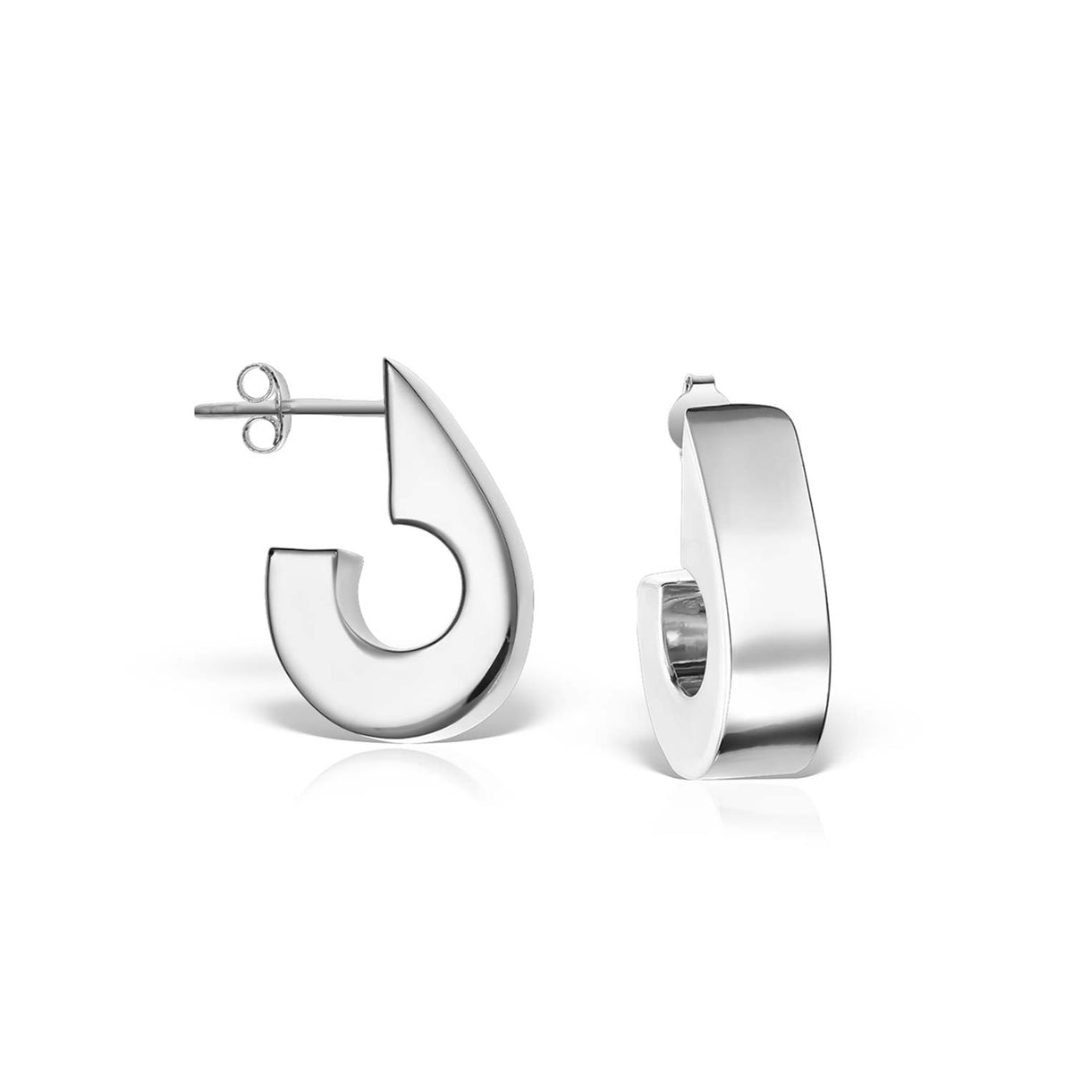 Cercei Rialto, Argint – OBSIDIAN | Jewelry With Intention