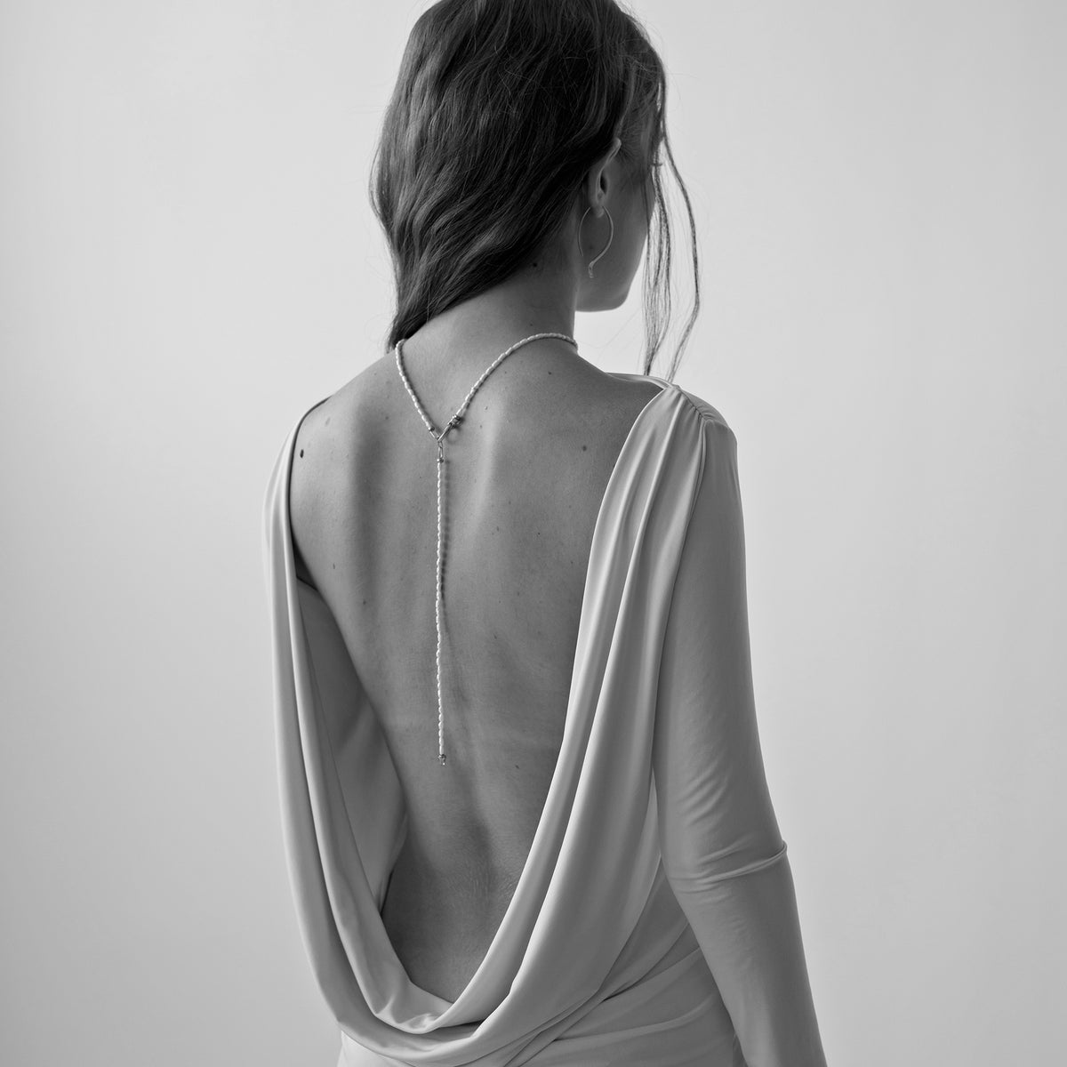 Colier Namida Pearls, Argint – OBSIDIAN | Jewelry With Intention