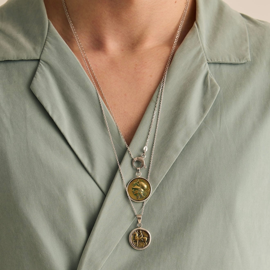 Colier Taras Alto, Argint, Bronz )pret, stoc) – OBSIDIAN | Jewelry With ...