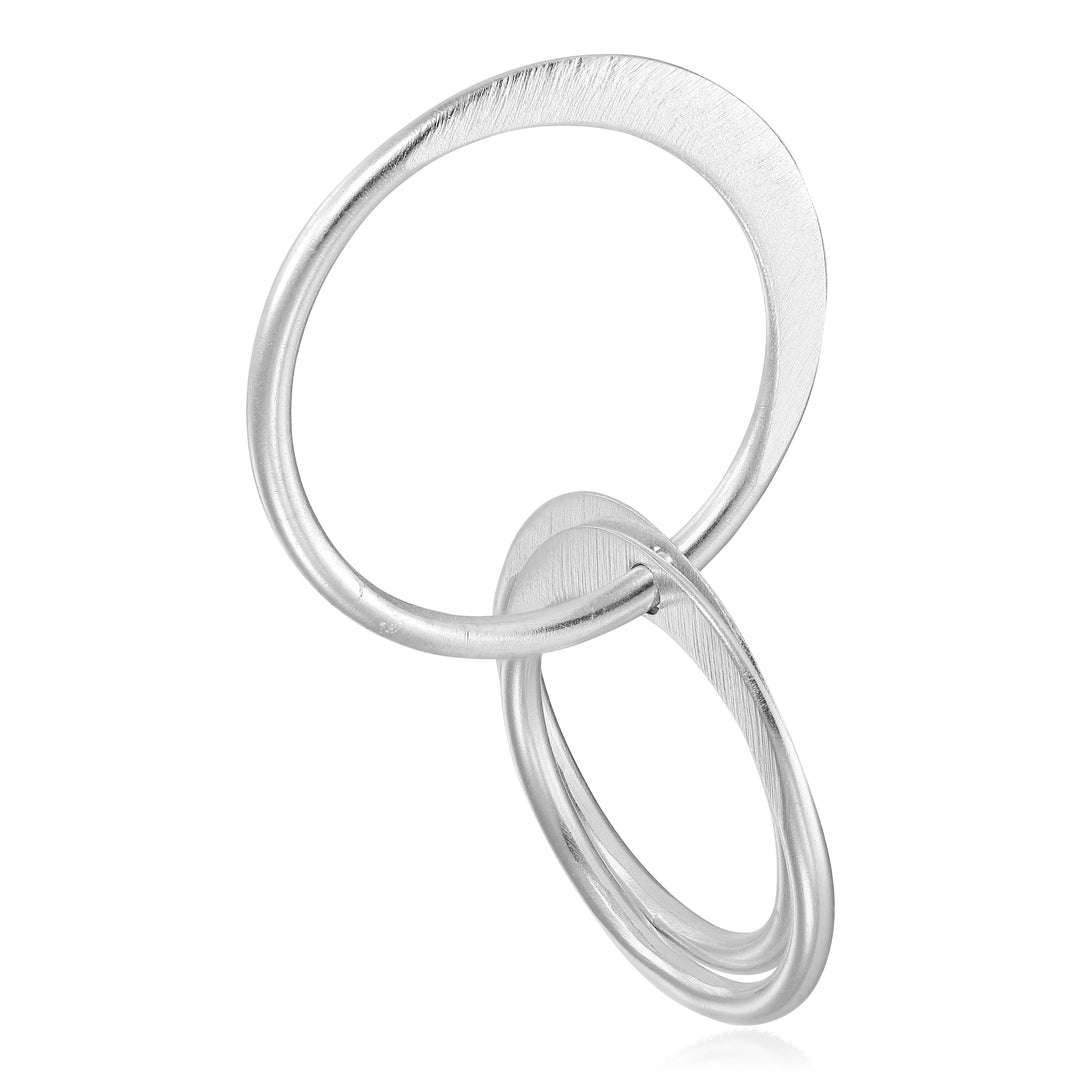 Inel Saturn, Argint – OBSIDIAN | Jewelry With Intention