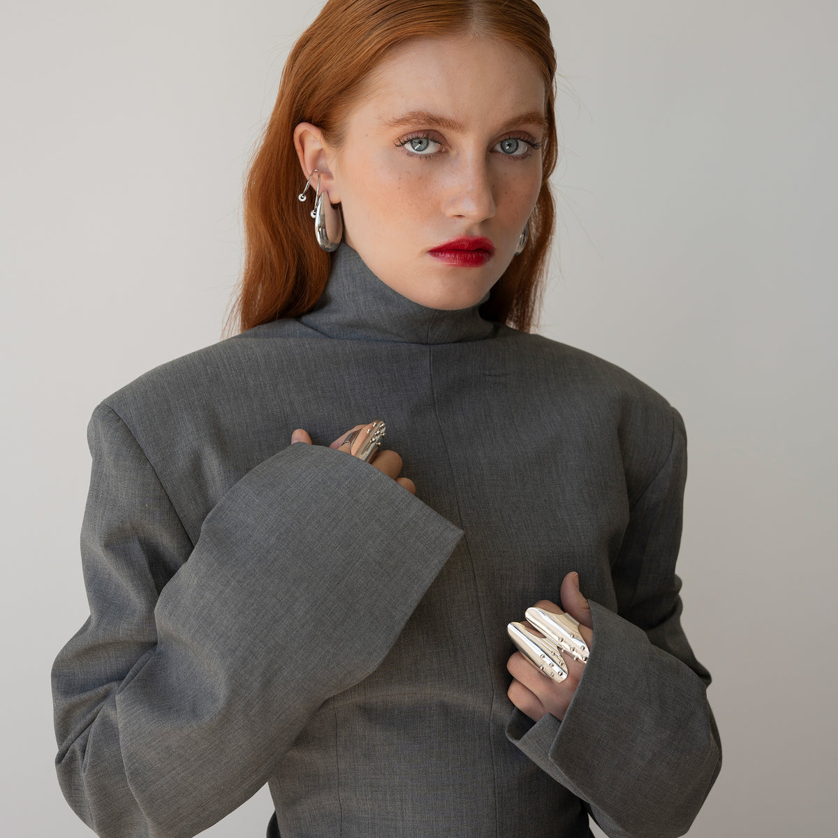 Inel Septimus, Argint – OBSIDIAN | Jewelry With Intention