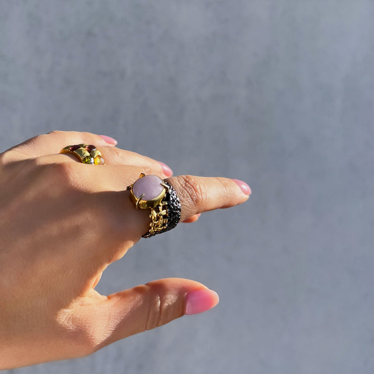 Inel Oviedo Quartz, Argint – OBSIDIAN | Jewelry With Intention